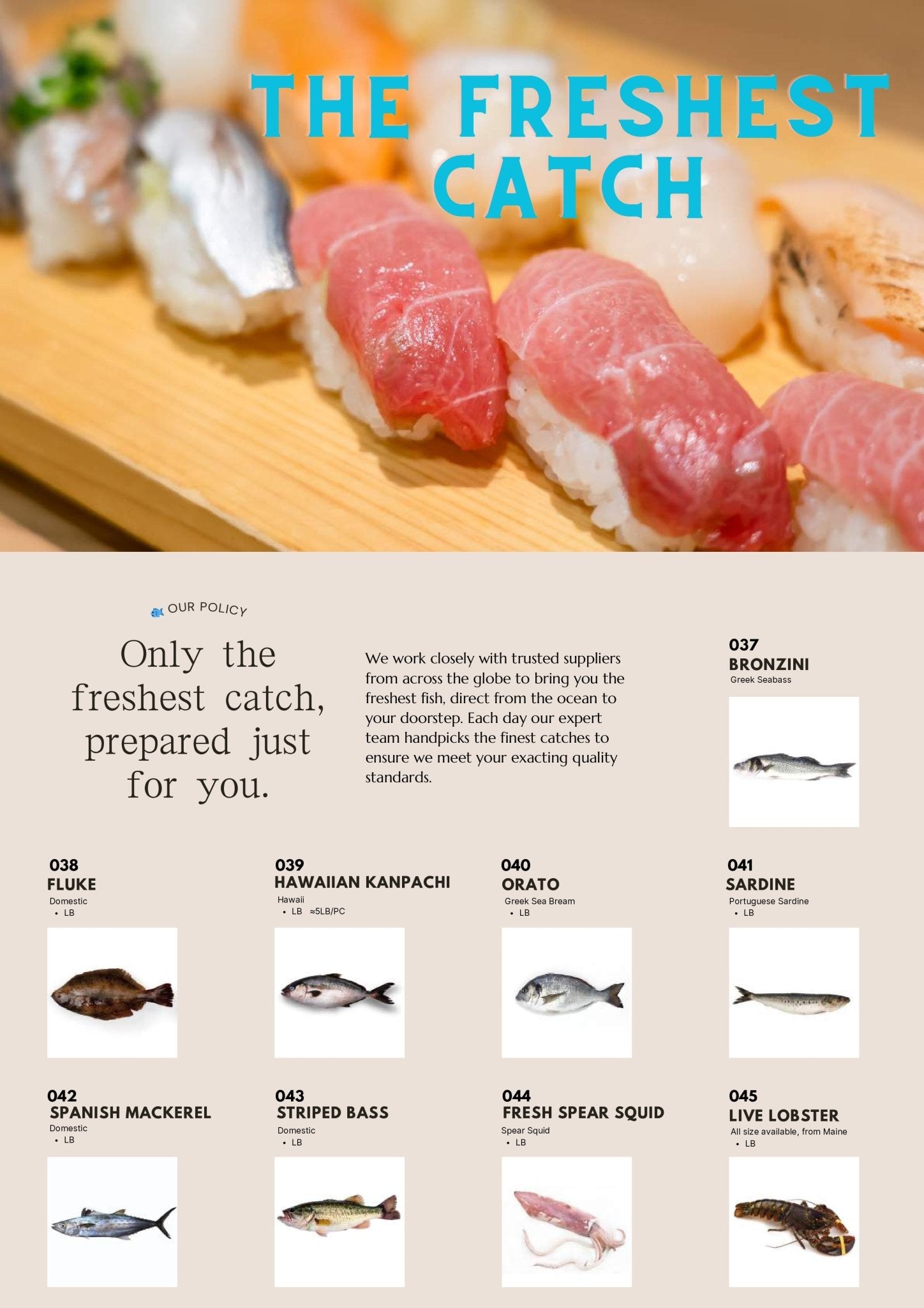 The Freshest Catch – Yama Seafood