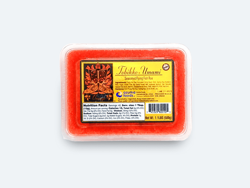 Orange Tobiko (Seasoned Flying Fish Roe) – Yama Seafood